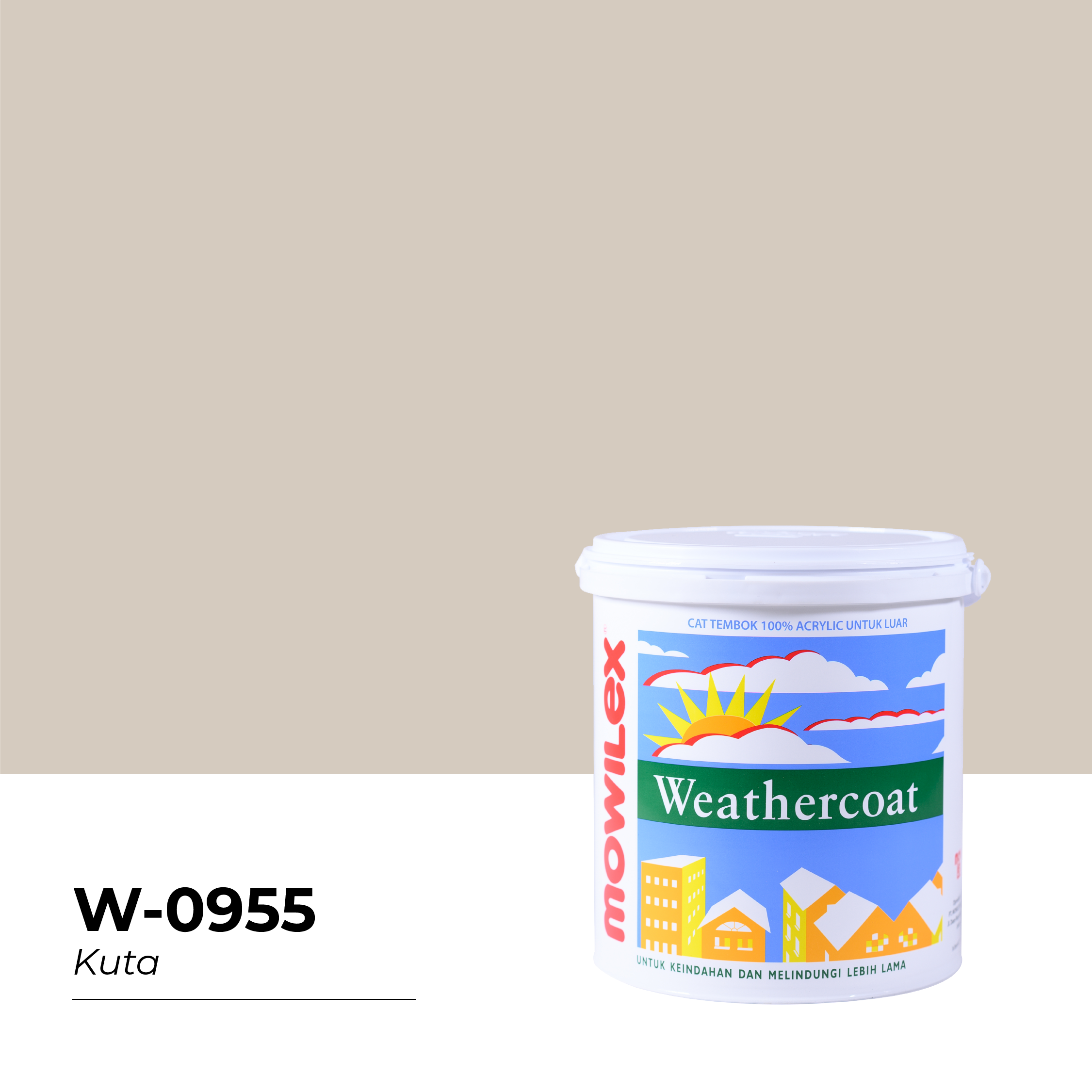Mowilex Weathercoat Exterior Paint | Cat Tahan Cuaca Ekstrem - MOWILEX