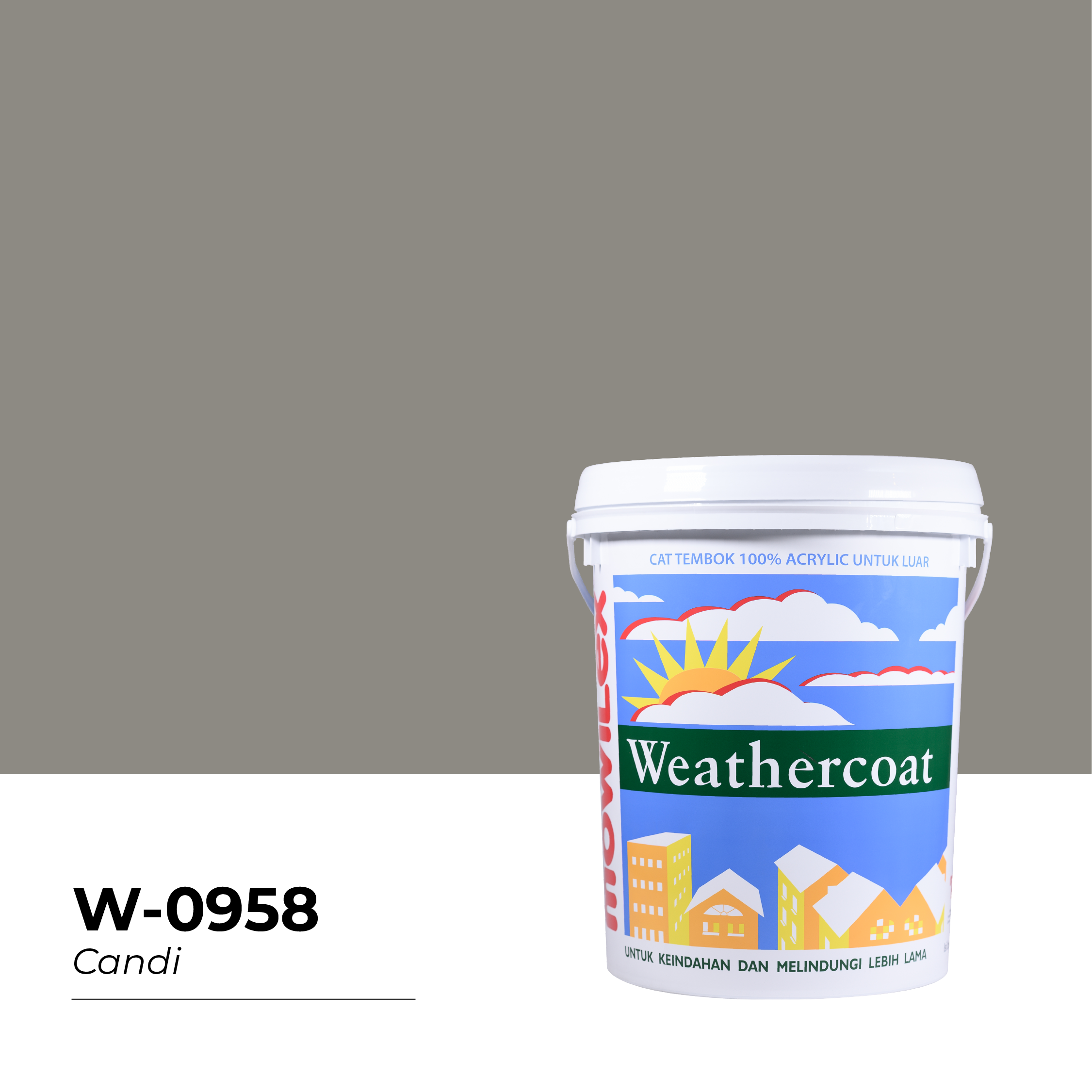 Mowilex Weathercoat Exterior Paint | Cat Tahan Cuaca Ekstrem - MOWILEX