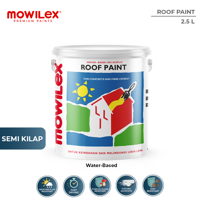 Mowilex Roof Paint | Cat Atap Genteng - MOWILEX