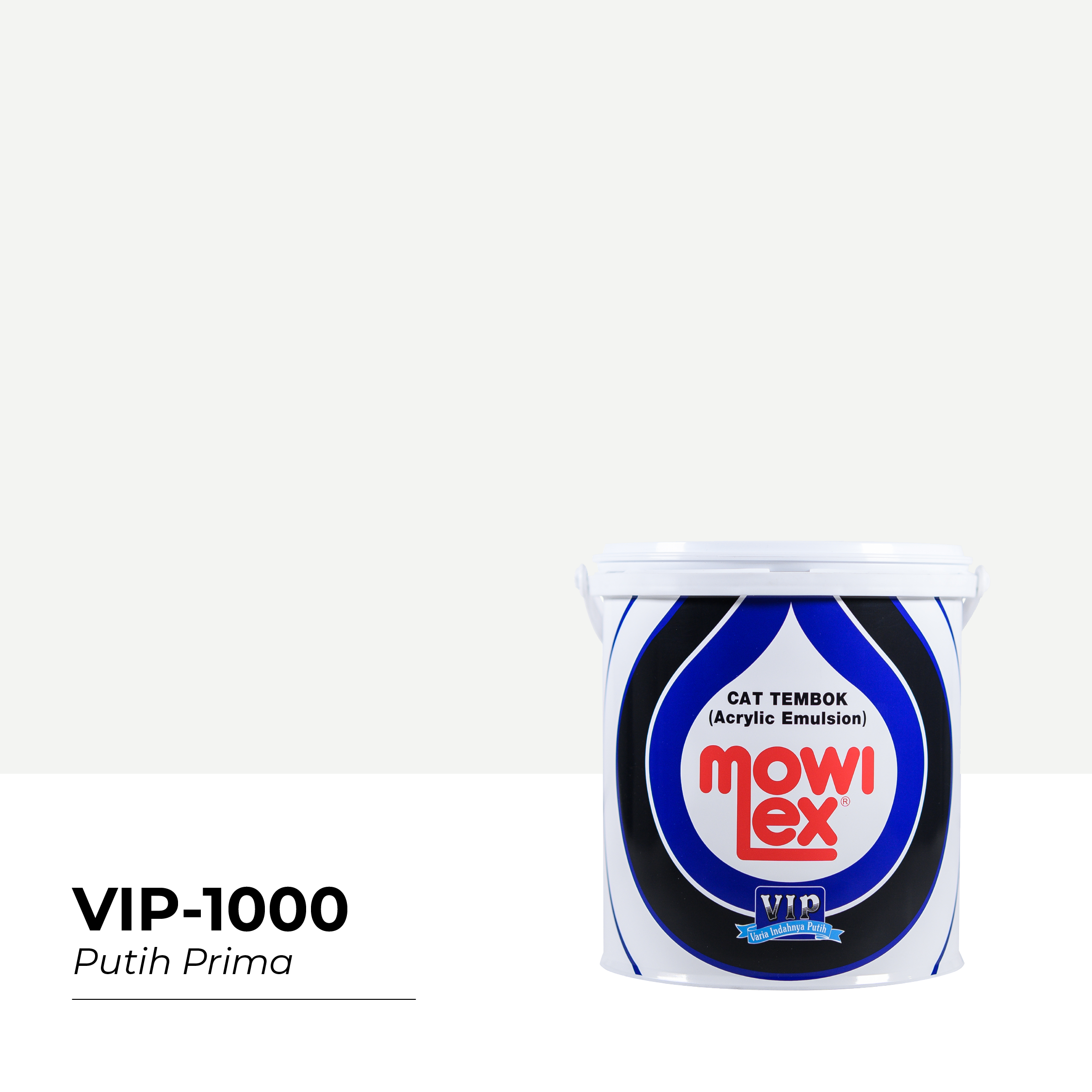 Mowilex Emulsion VIP Interior Paint | Cat Tembok Putih - MOWILEX