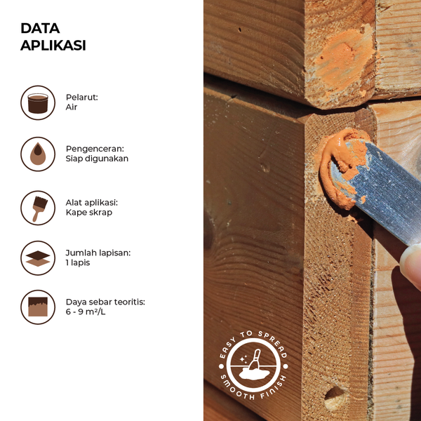 Mowilex Woodstain Wood Filler - MOWILEX